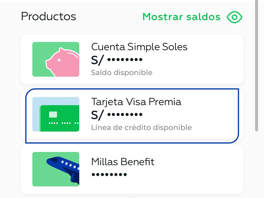 Pago de tarjeta de crédito con tu APP | Interbank