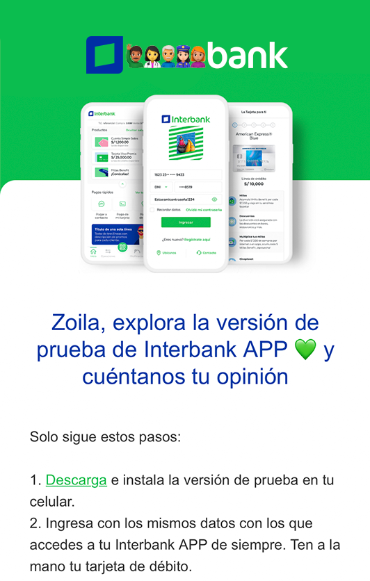 Explora con nosotros - Interbank